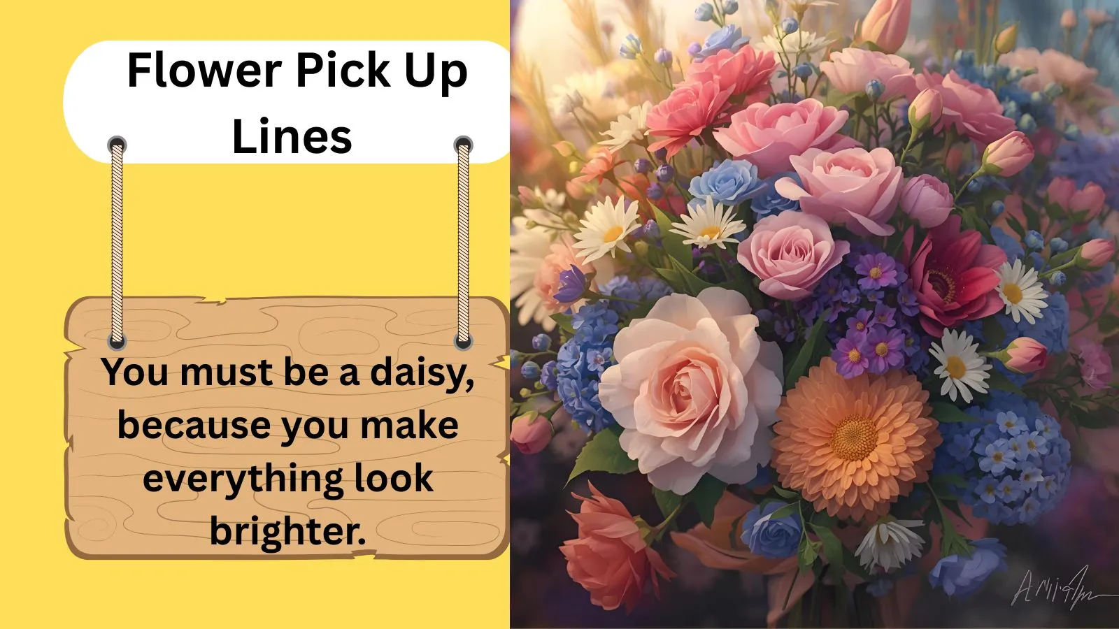 460+ Flower Pick Up Lines Cute, Funny & Romantic For 2025