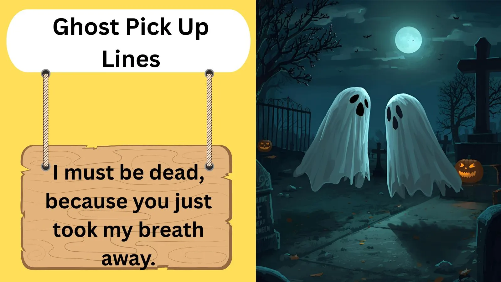 471+ Ghost Pick Up Lines Cute, Funny & Flirty For 2025