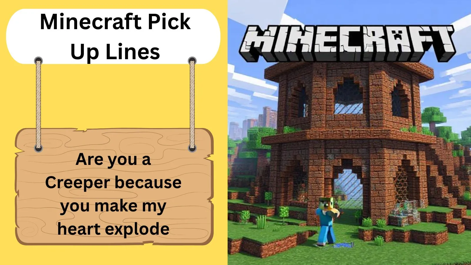 489+ Minecraft Pick Up Lines Cute, Funny & Flirty For 2025